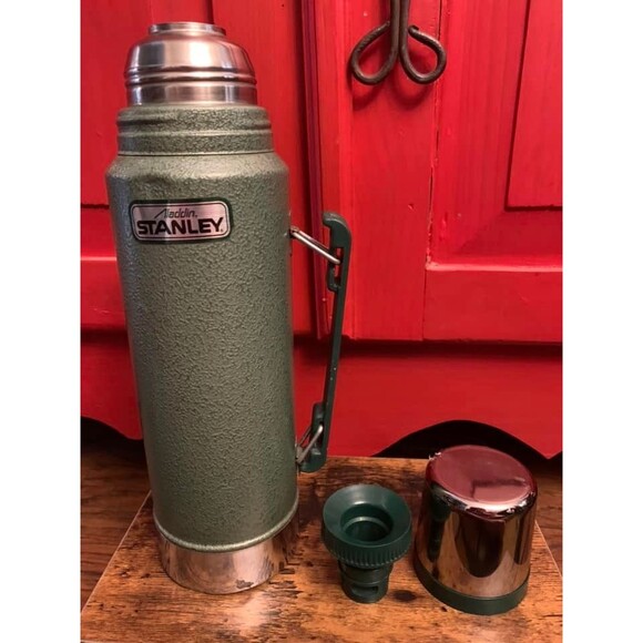 Stanley | Kitchen | Vintage Green Stanley Aladdin Thermos One Quart ...